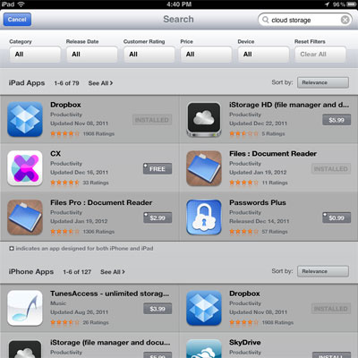Mobile Device Storage – We Take Six Devices for a Drive | mobilitycloud